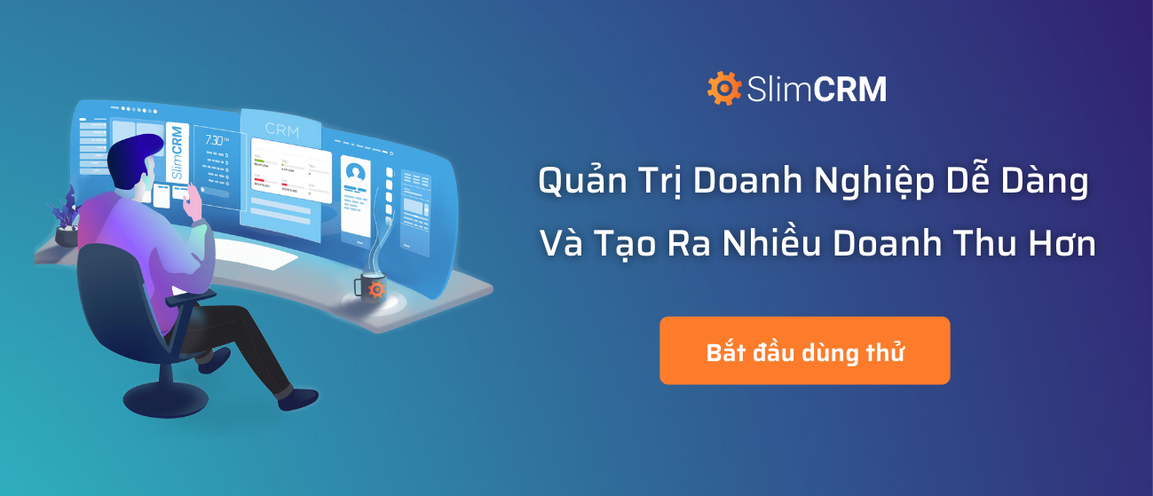 SlimCRM | Phần mềm quản lý tốt nhất cho doanh nghiệp nhỏ