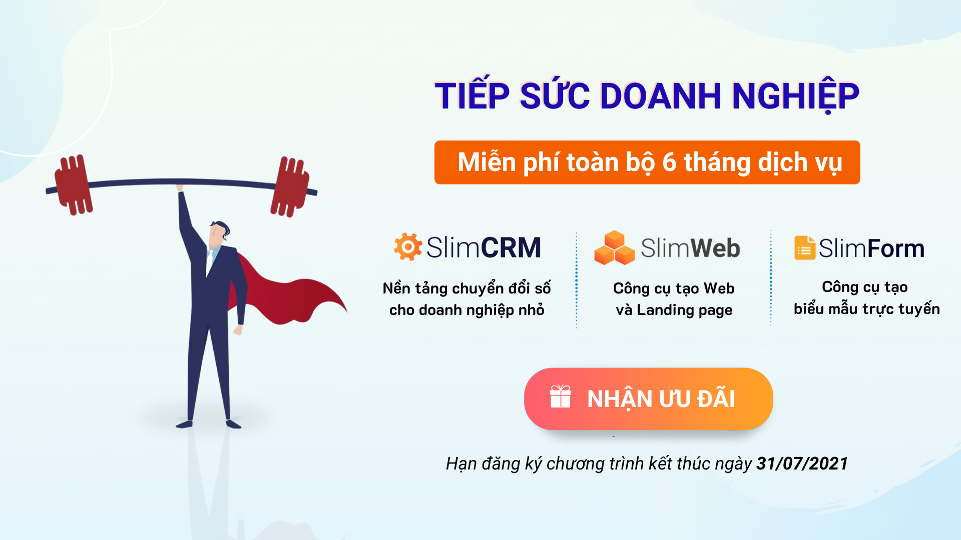 Chương trình ưu đãi SlimCRM